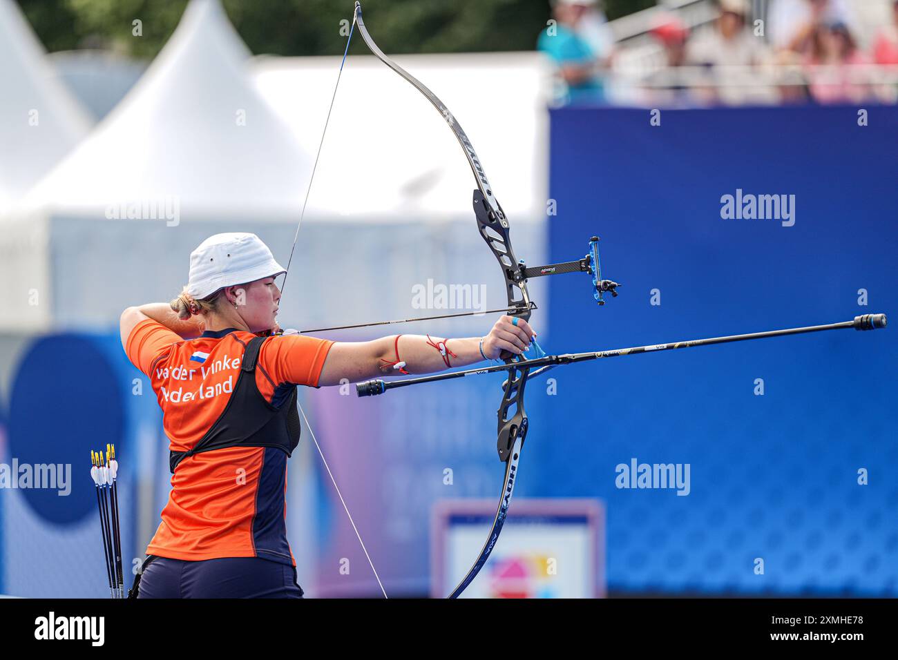 Paris, France. 28th July, 2024. PARIS, FRANCE - JULY 28: Laura van der ...