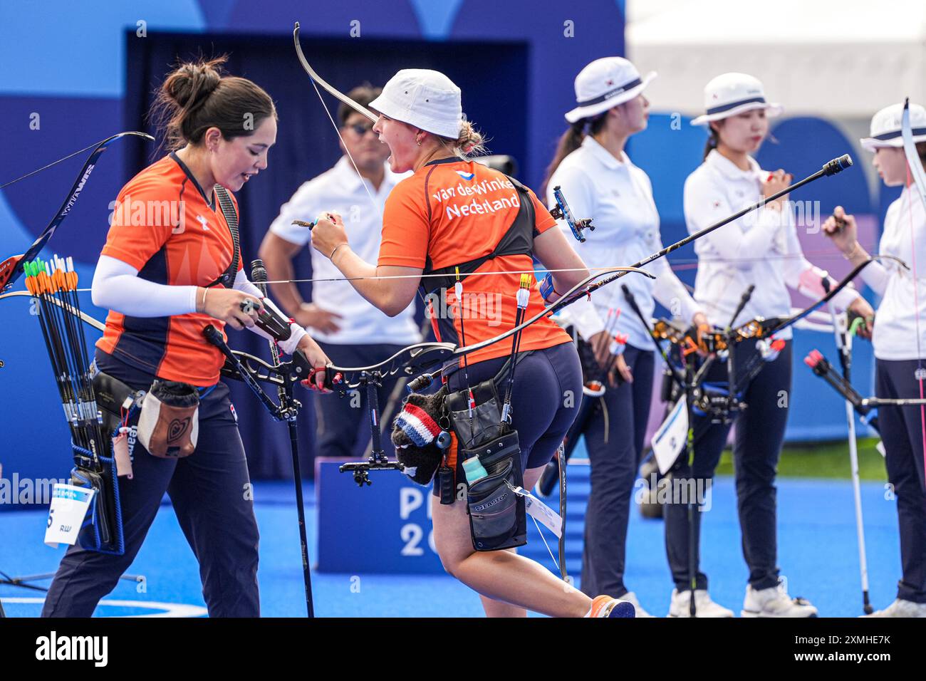 Paris, France. 28th July, 2024. PARIS, FRANCE - JULY 28: Laura van der ...
