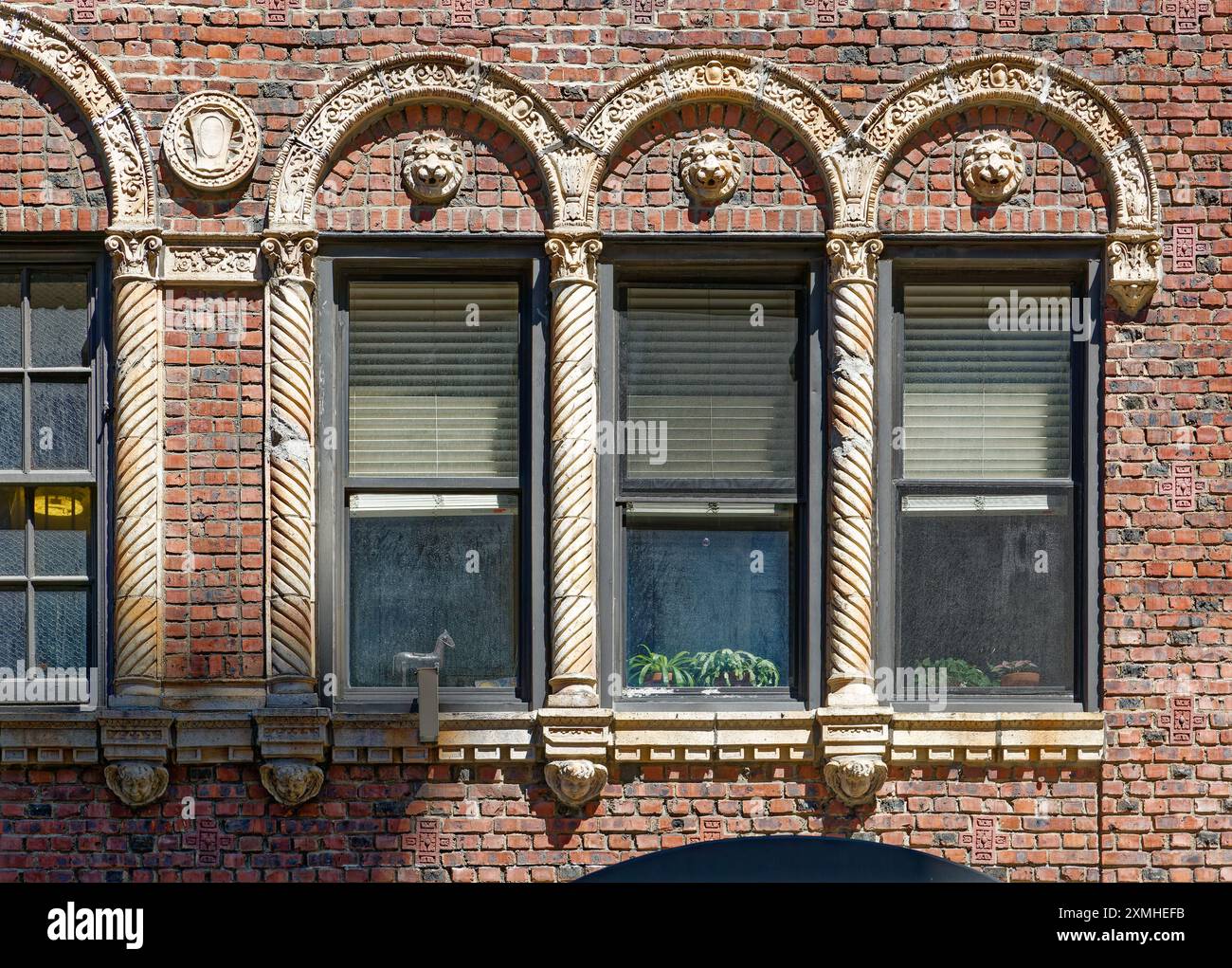 Detail, 21 East 10th Street (The Wordsworth) in Greenwich Village ...