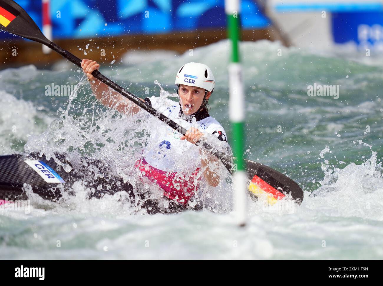 Germany's Ricarda Funk during the Women's Kayak Single Semi final at ...
