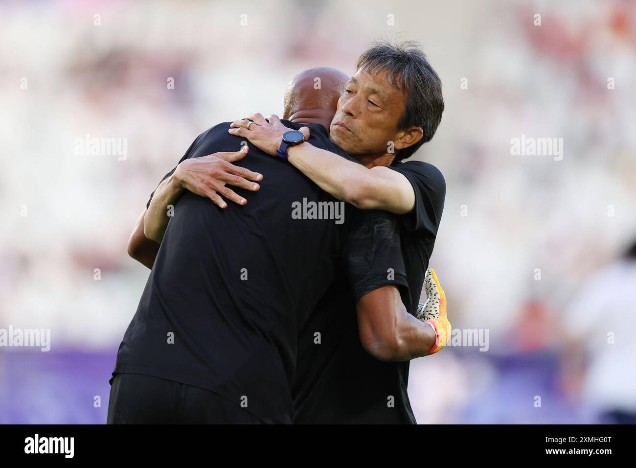 Bordeaux, France. 27th July, 2024. (L to R) Leo Brian Kokubo, GKYukiya ...