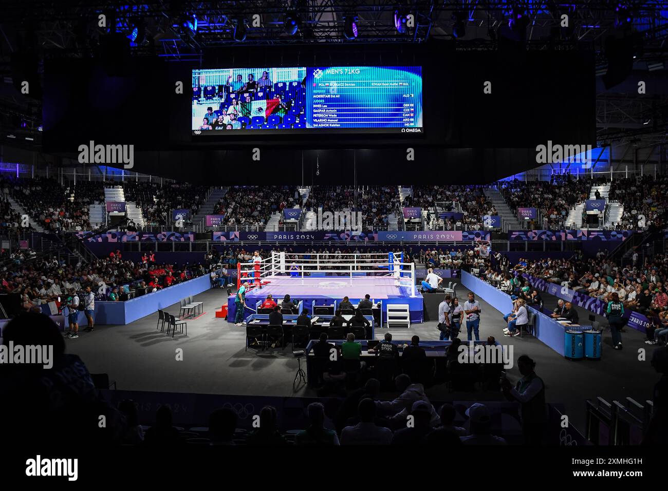 Villepinte, France. 28th July, 2024. General view during the Boxing ...