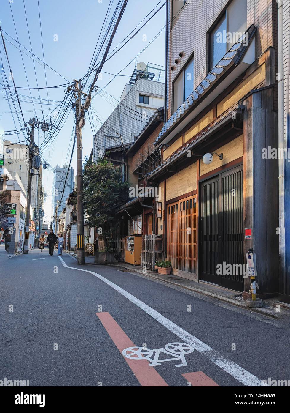Kyoto - 02 October 2023 - Typical Picturesque Local Japanese Street in ...