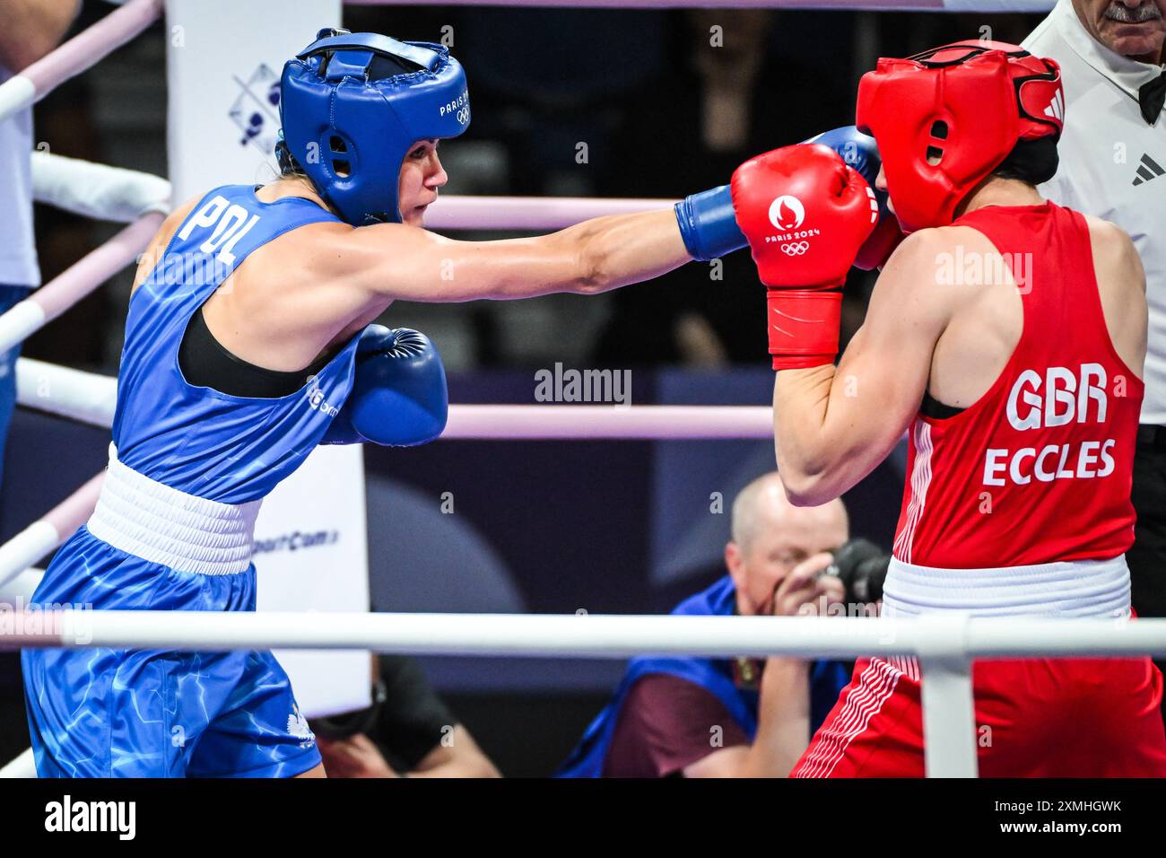 ECCLES Rosie of Great Britain and RYGIELSKA Aneta of Poland during the ...
