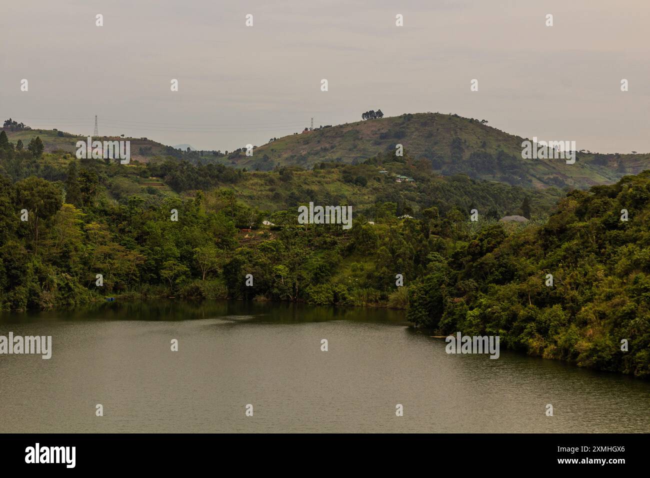 Lake Lyantonde near Fort Portal, Uganda Stock Photo - Alamy