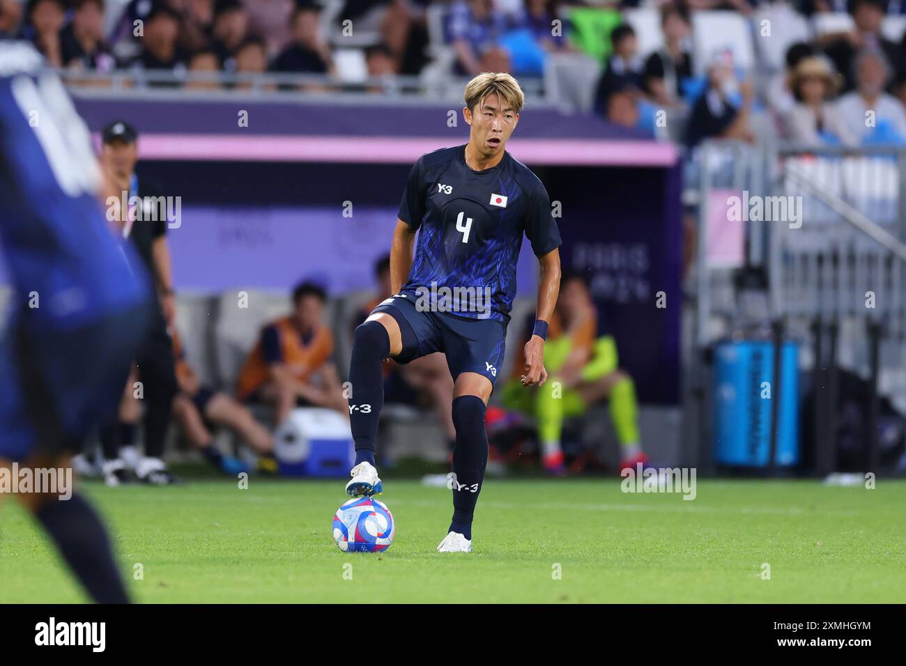 Bordeaux, France. 27th July, 2024. Hiroki Sekine (JPN) Football/Soccer ...