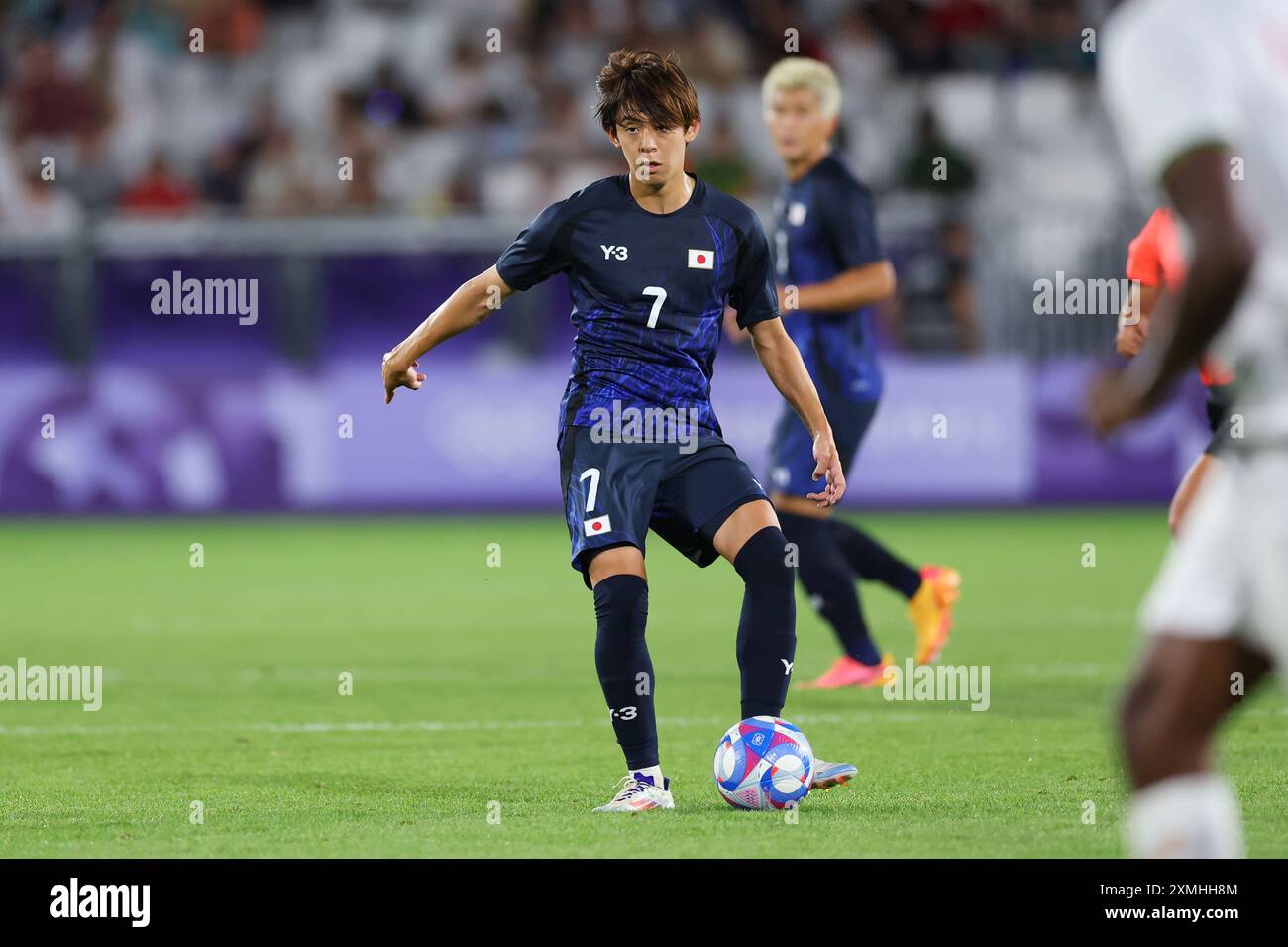 Bordeaux, France. 27th July, 2024. Rihito Yamamoto (JPN) Football/Soccer : Men's Group D match ...