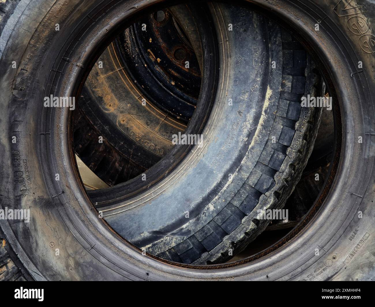 Stacking tires hi-res stock photography and images - Alamy