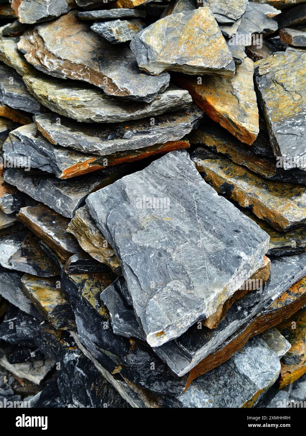Stacked rocks showcasing natural material in construction Stock Photo ...