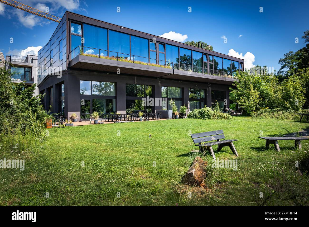 Berlin Lichtenberg OT Rummelsburg: Campus Flussbad, Areal mit Venue ...