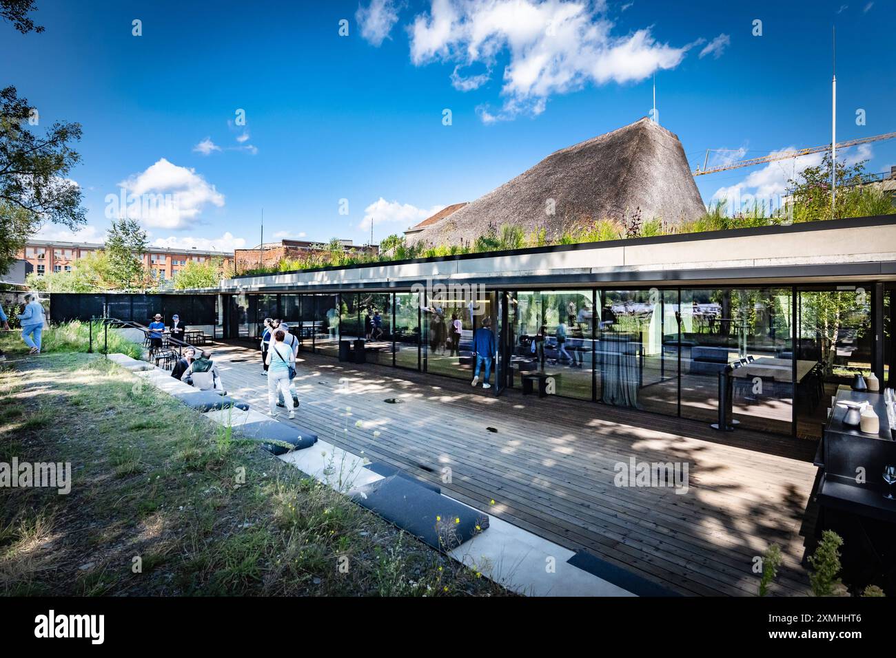 Berlin Lichtenberg OT Rummelsburg: Campus Flussbad, Areal mit Venue ...