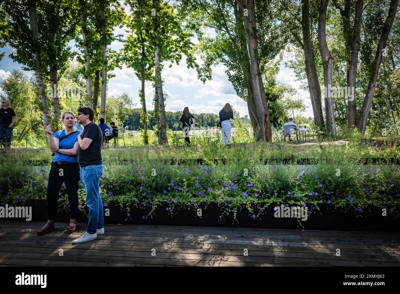 Berlin Lichtenberg OT Rummelsburg: Campus Flussbad, Areal mit Venue ...