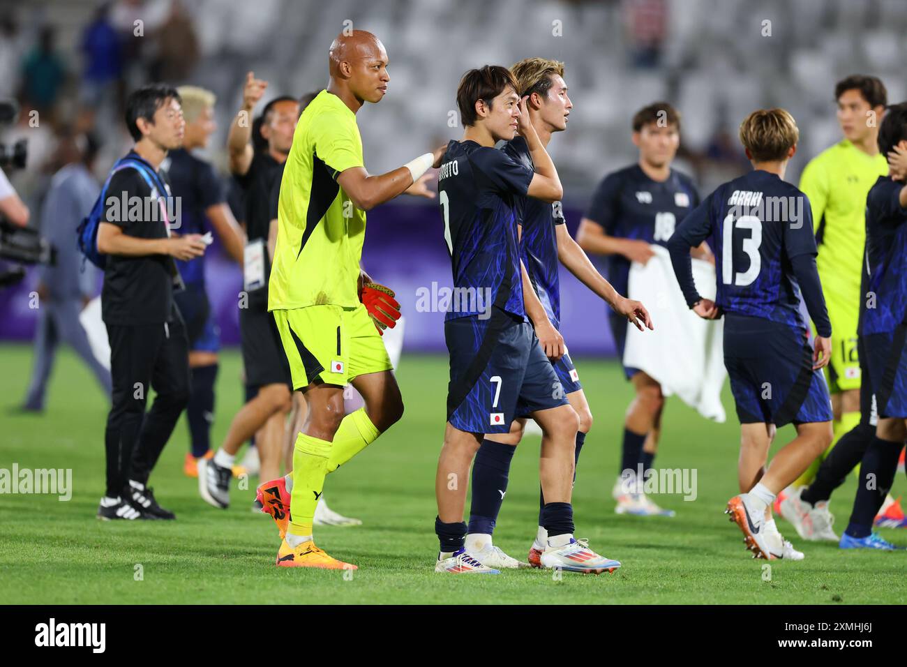 Bordeaux, France. 27th July, 2024. (L to R) Leo Brian Kokubo, Rihito ...
