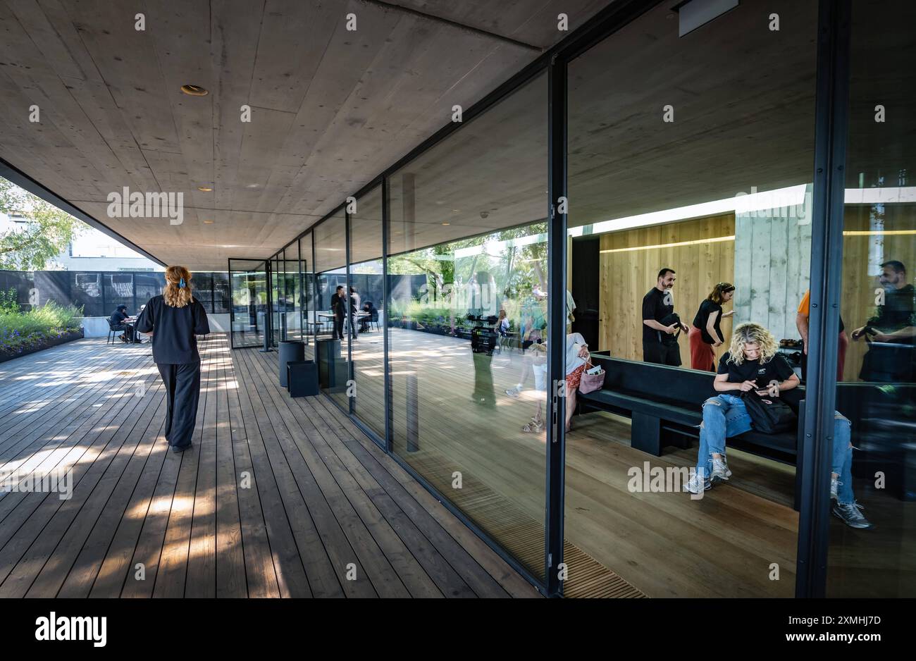 Berlin Lichtenberg OT Rummelsburg: Campus Flussbad, Areal mit Venue ...