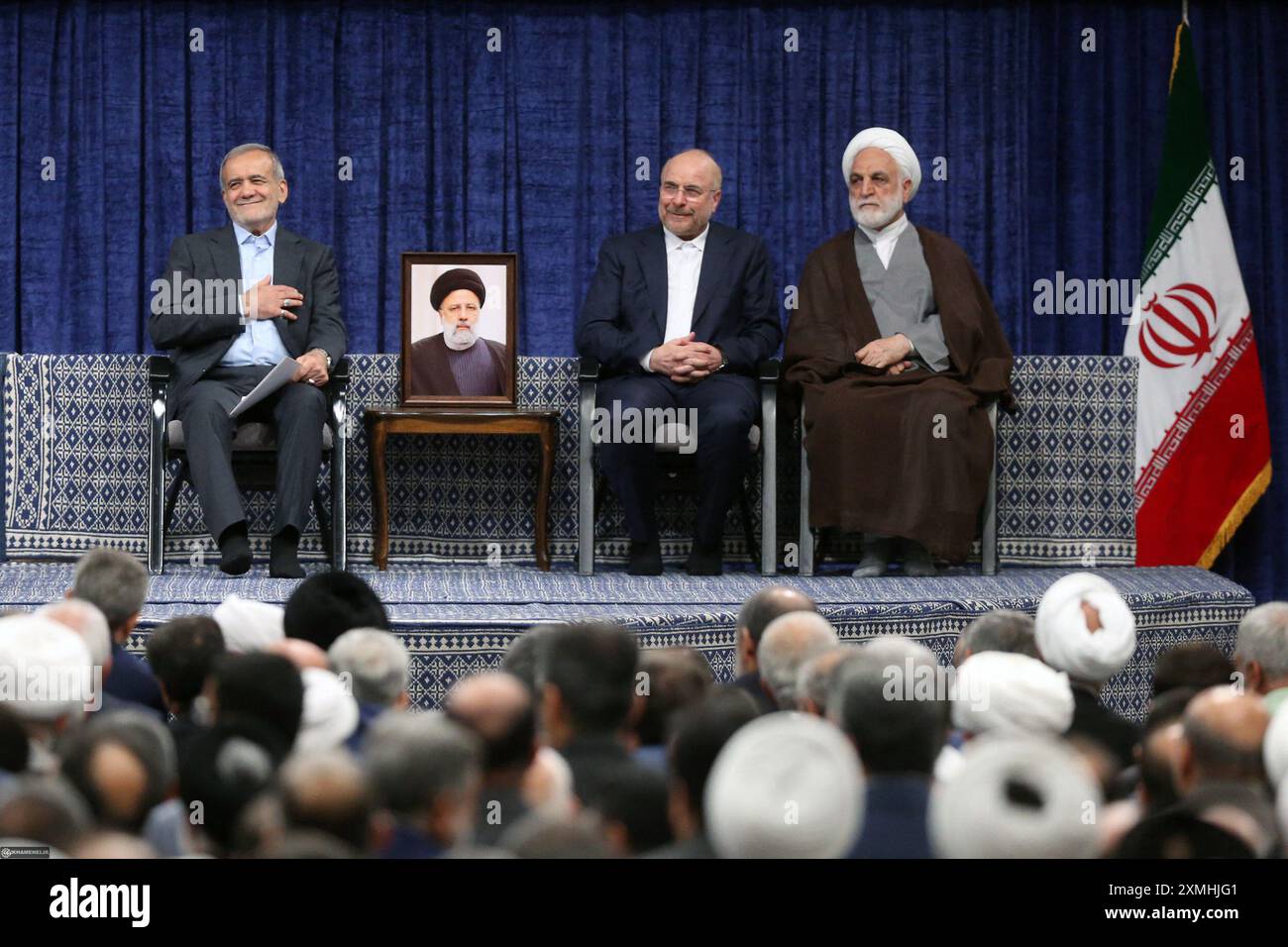 Tehran, Iran. 28th July, 2024. Iranian president elect Masoud ...