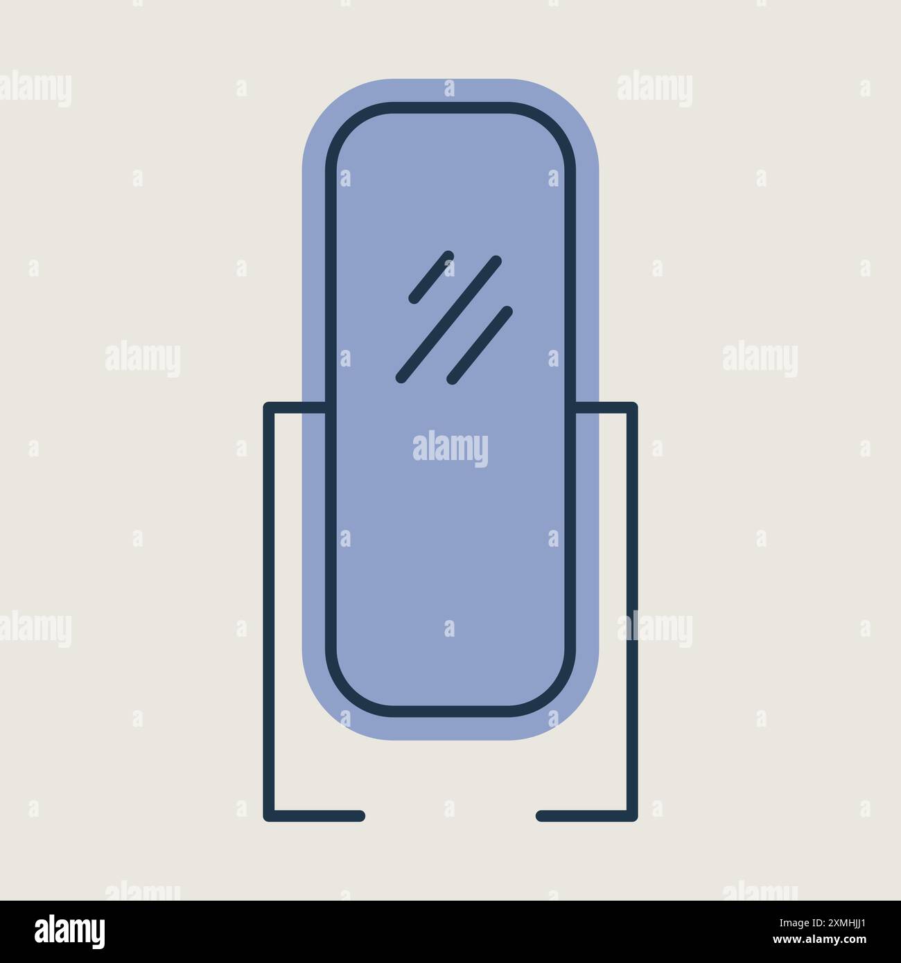 Reflective room Stock Vector Images - Alamy