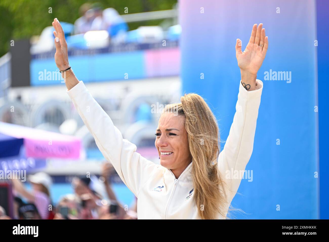 Pauline Ferrand Prevot ( FRA ) Gold, Cycling Mountain Bike, Women's Cross-country during the ...
