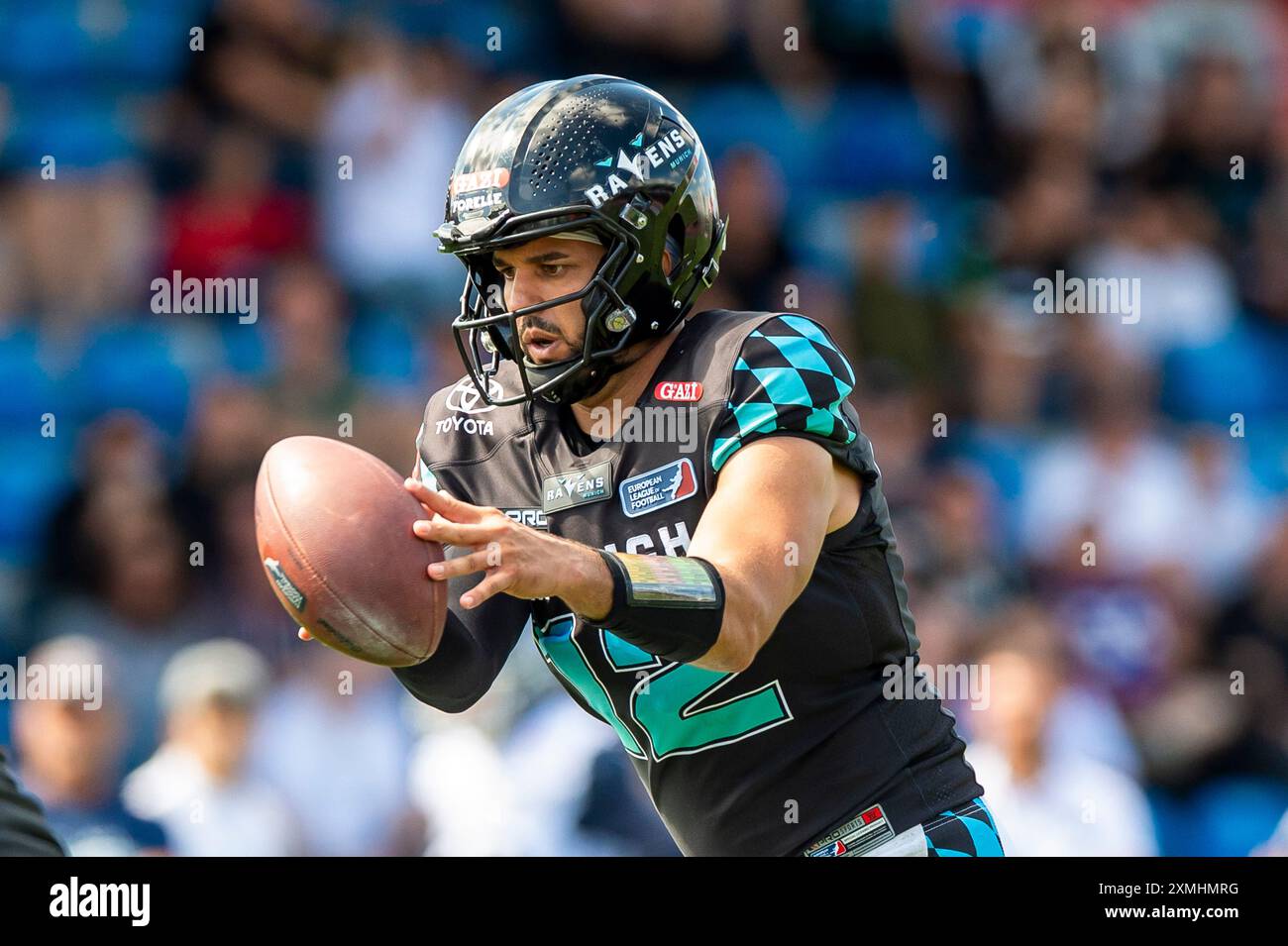 Snap auf Chad Jeffries (Munich Ravens #12) GER, Munich Ravens vs Milano ...