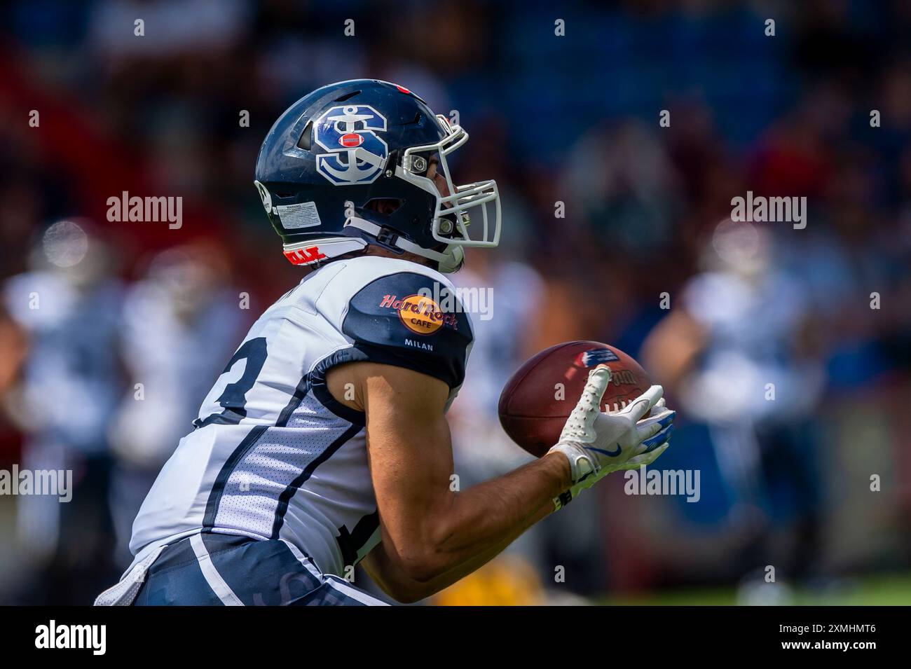 Catch von Simone Boni (Milano Seamen #13) GER, Munich Ravens vs Milano ...
