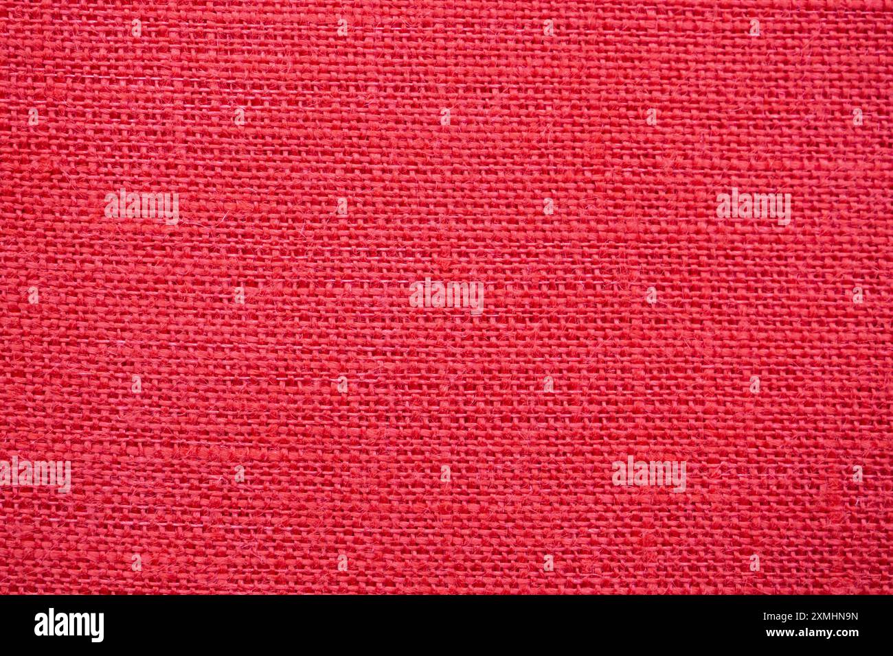Red color linen canvas texture background Stock Photo - Alamy