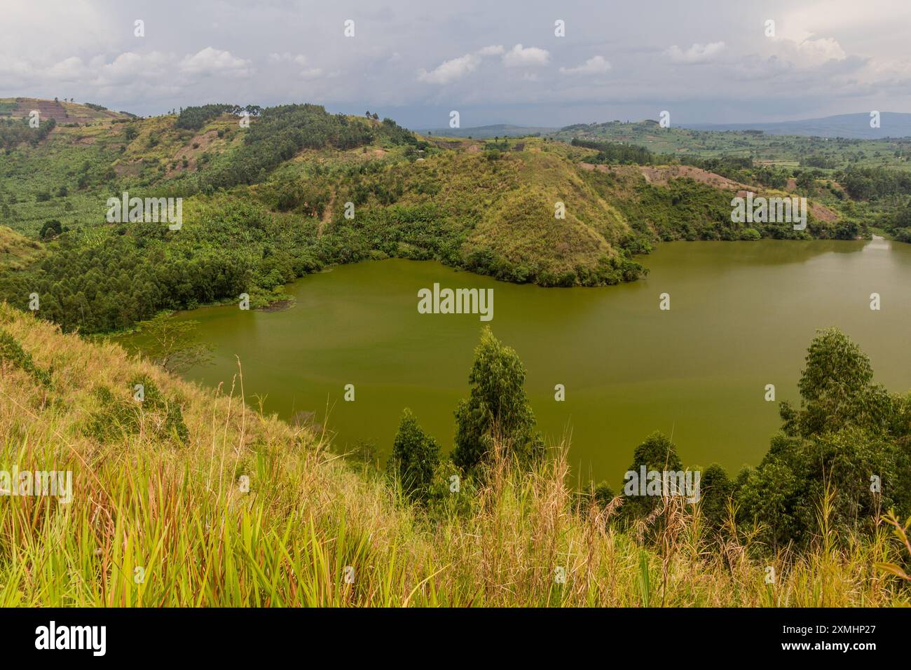 Wankenzi lake near Fort Portal, Uganda Stock Photo - Alamy