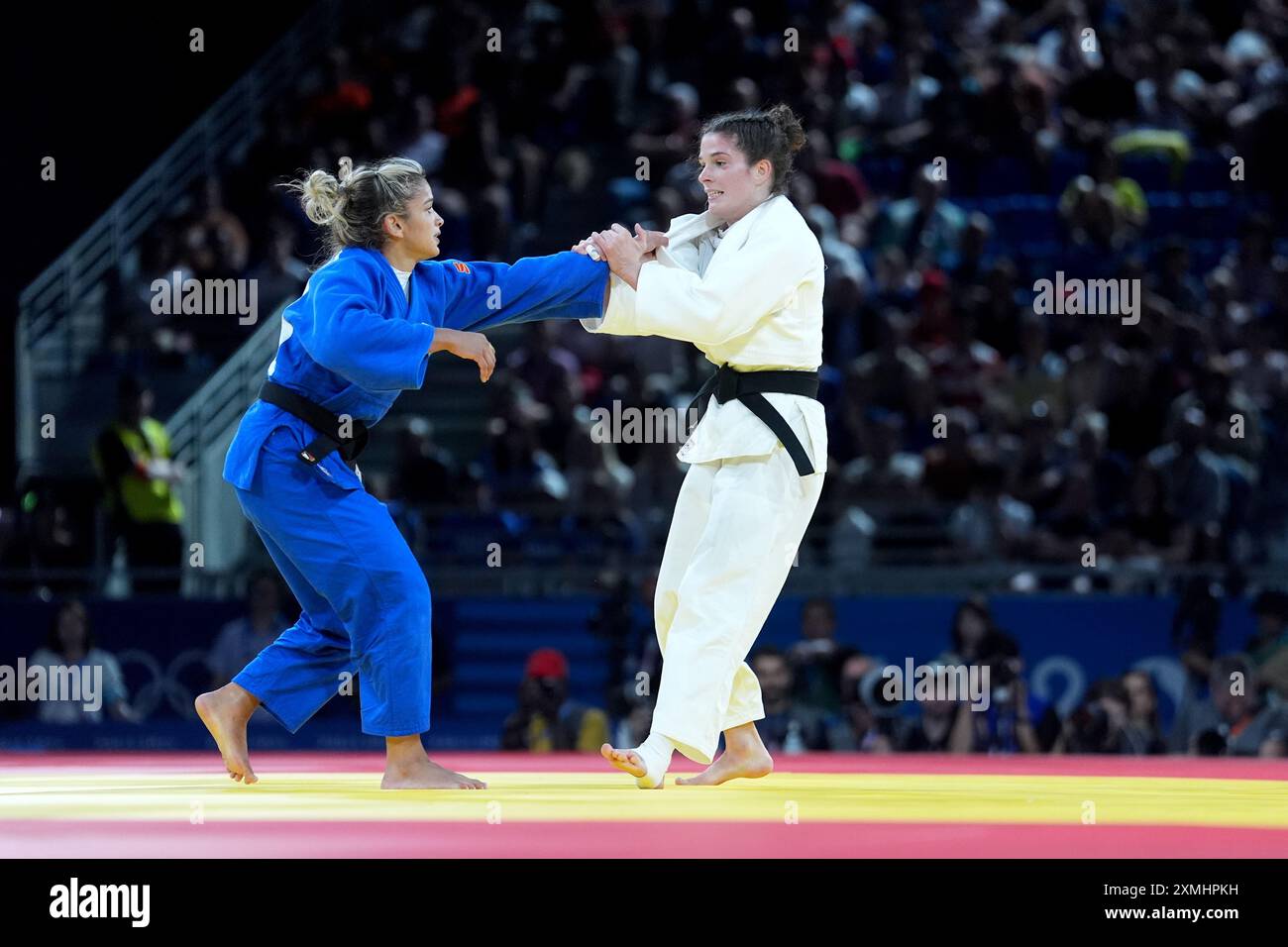 Paris, France. 28th July, 2024. Olympia, Paris 2024, judo, hope round ...
