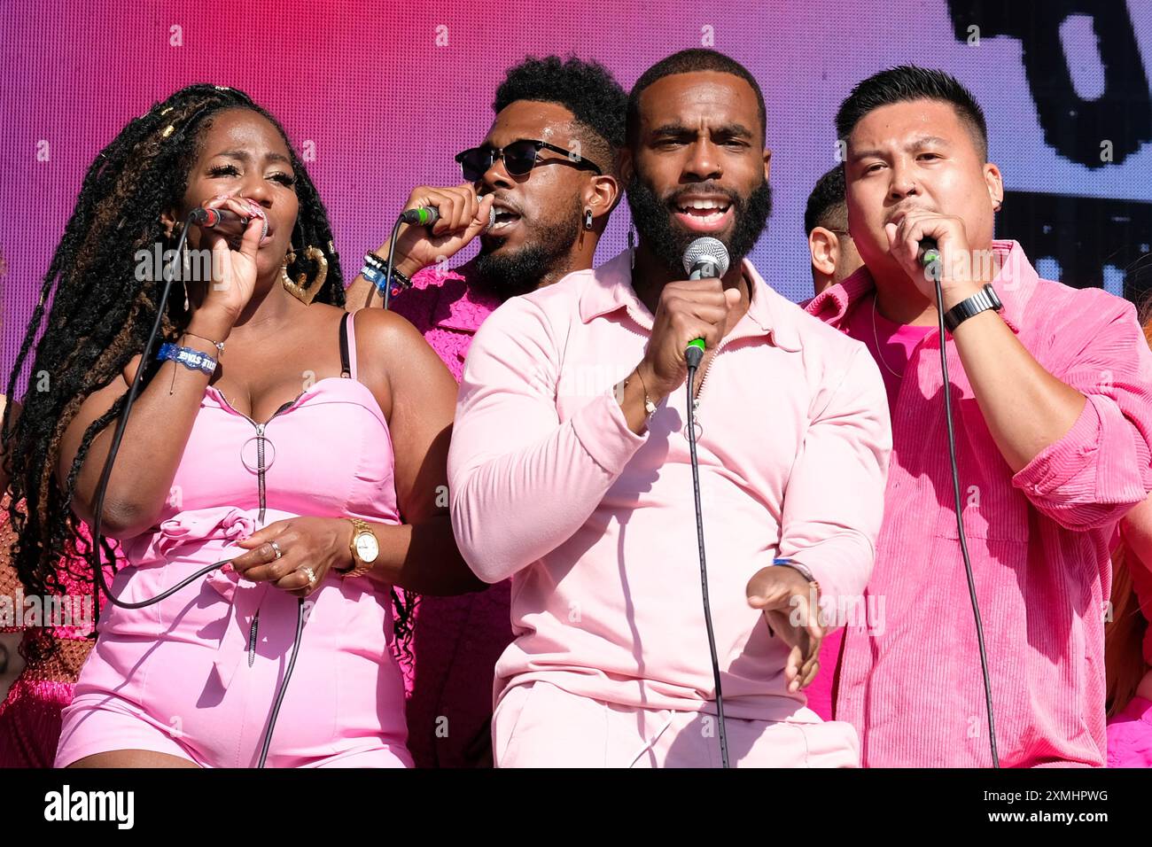 London based British rock gospel choral group House Gospel Choir ...