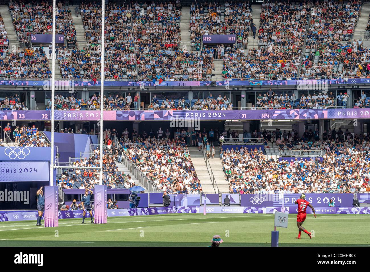 Paris, France - 07 24 2024: Olympic Games Paris 2024. View of the ...