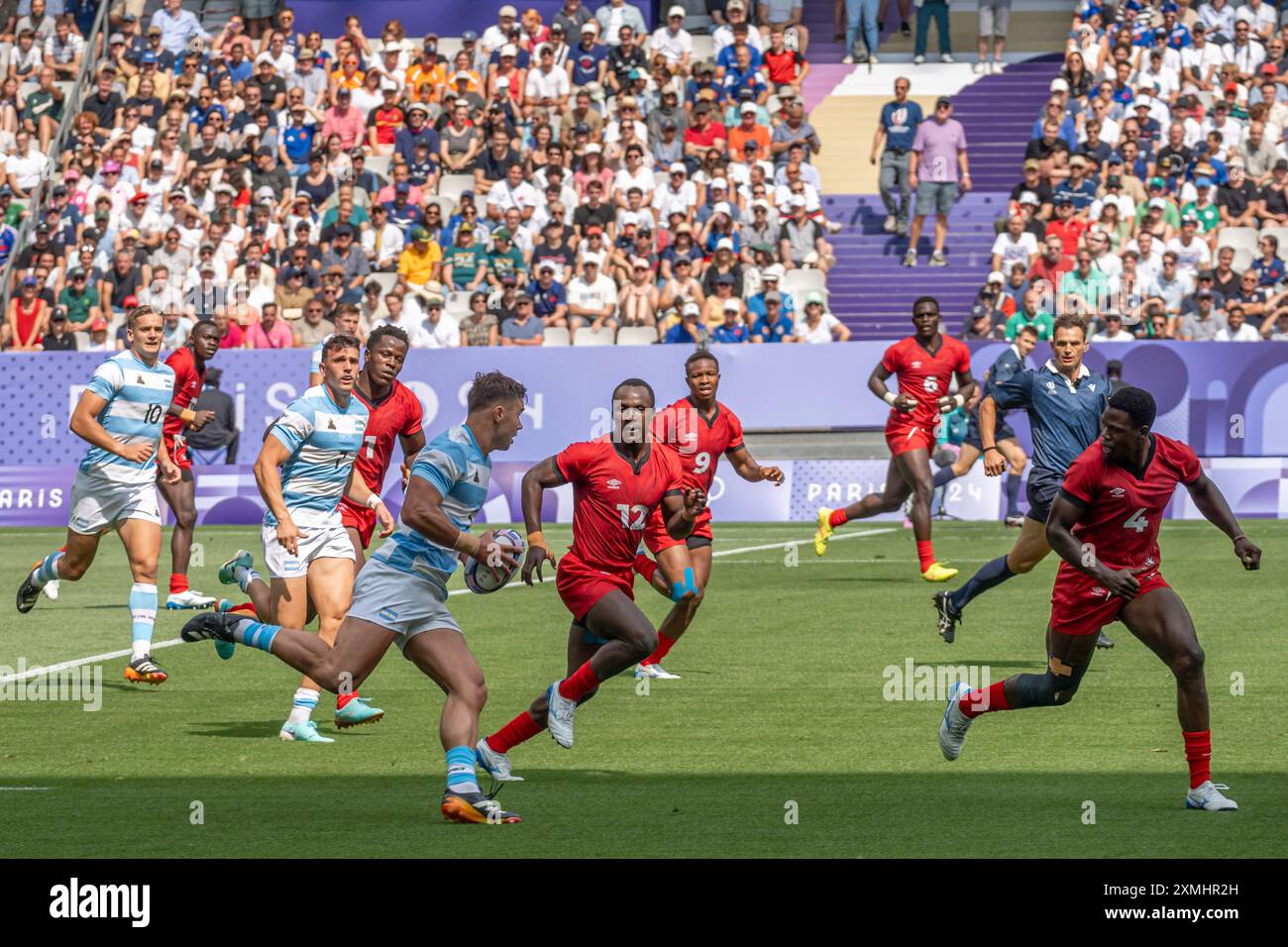 Paris, France - 07 24 2024: Olympic Games Paris 2024. View of the ...