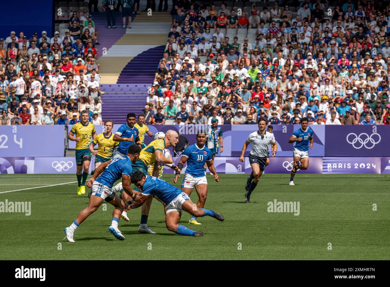 Paris, France - 07 24 2024: Olympic Games Paris 2024. View of the ...