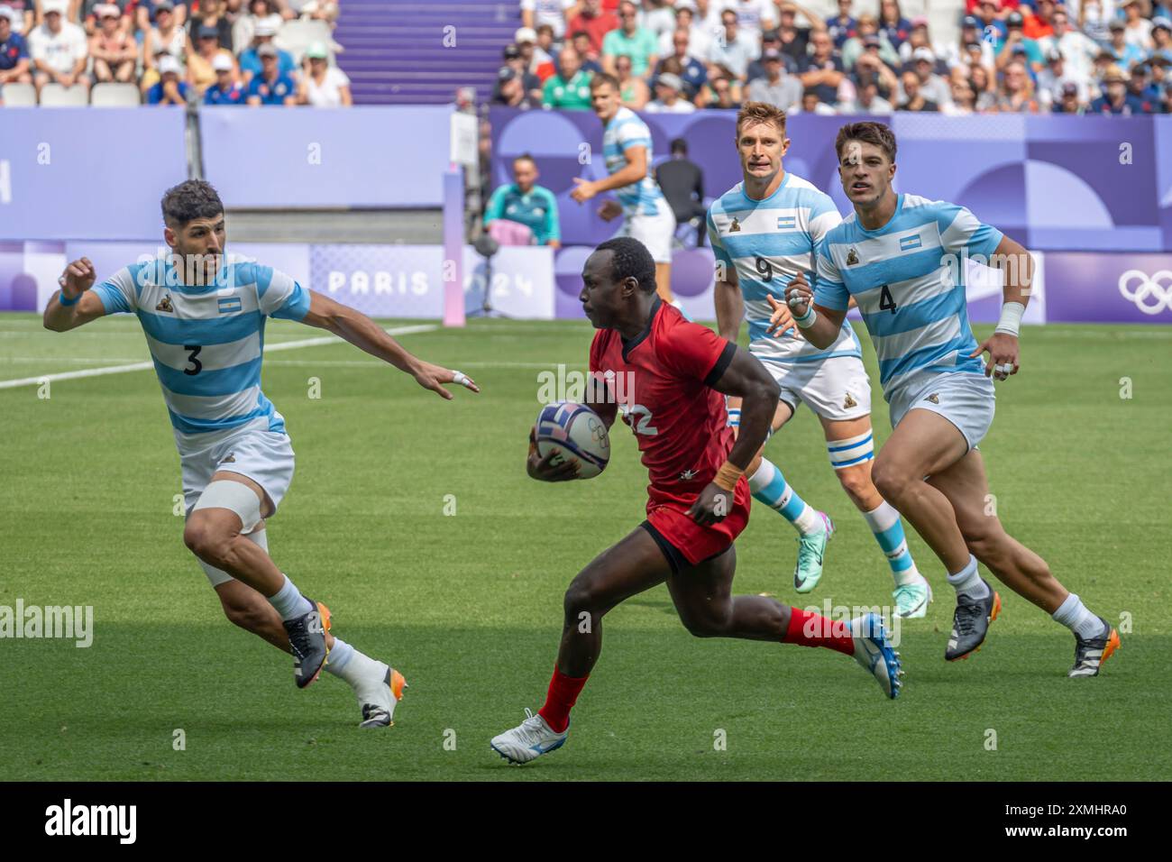 Paris, France - 07 24 2024: Olympic Games Paris 2024. View of the ...