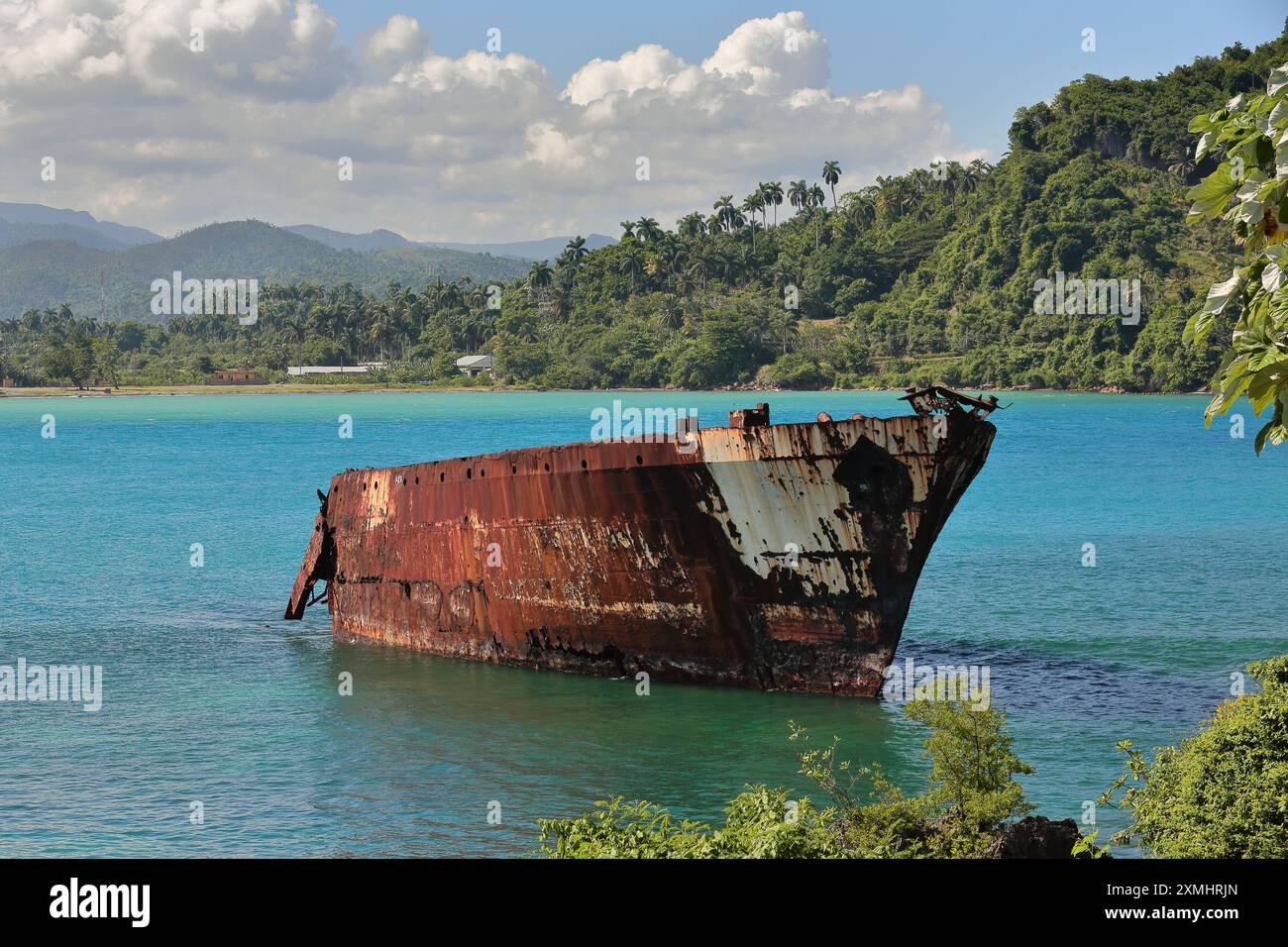 Baracoa, Cuba-October 21, 2019: Factory fishing ship Playa Duaba made ...