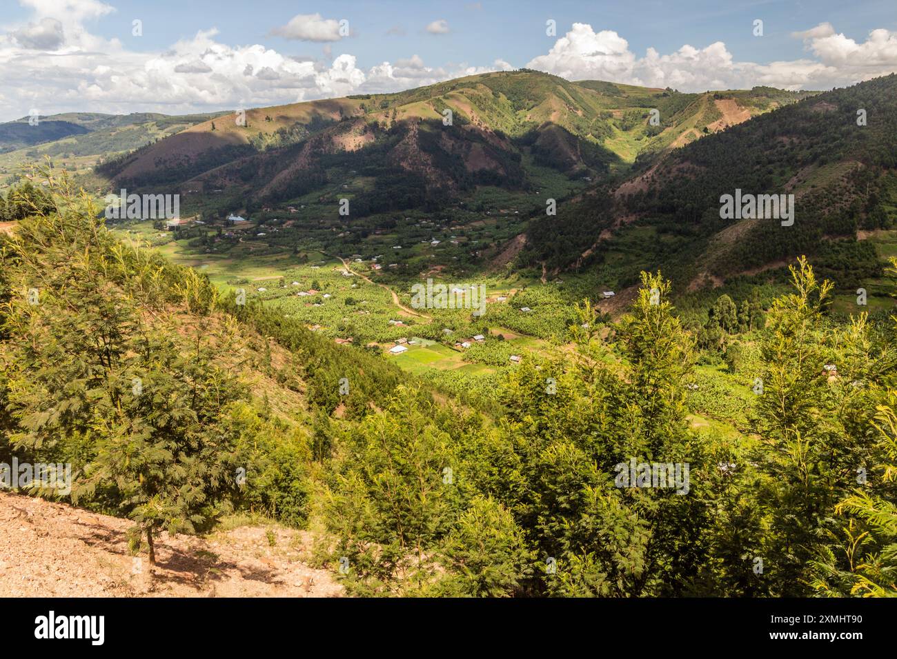 Lush landscape near Kabale, Uganda Stock Photo - Alamy