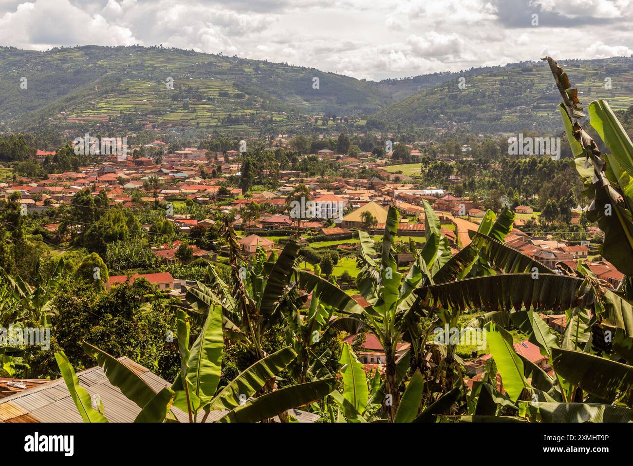 Aerial view of Kabale town, Uganda Stock Photo - Alamy
