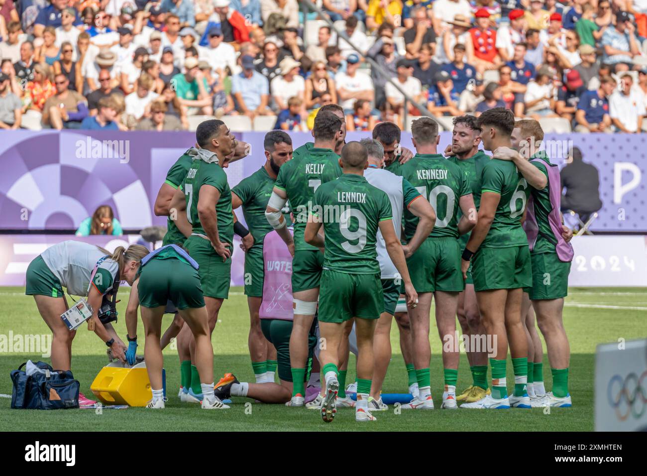 Paris, France - 07 24 2024: Olympic Games Paris 2024. View of the ...