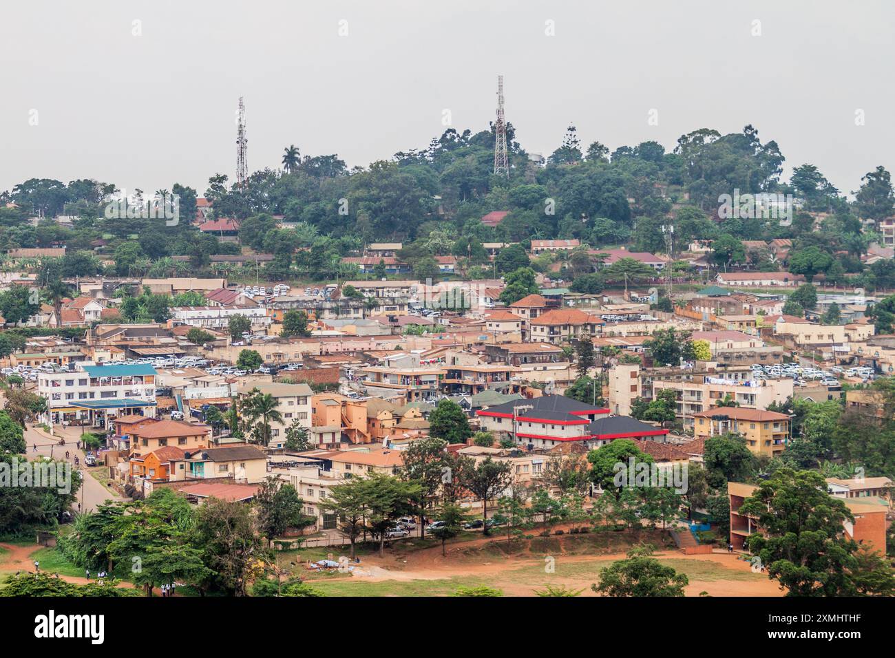 Aerial view of Kampala, Uganda Stock Photo - Alamy