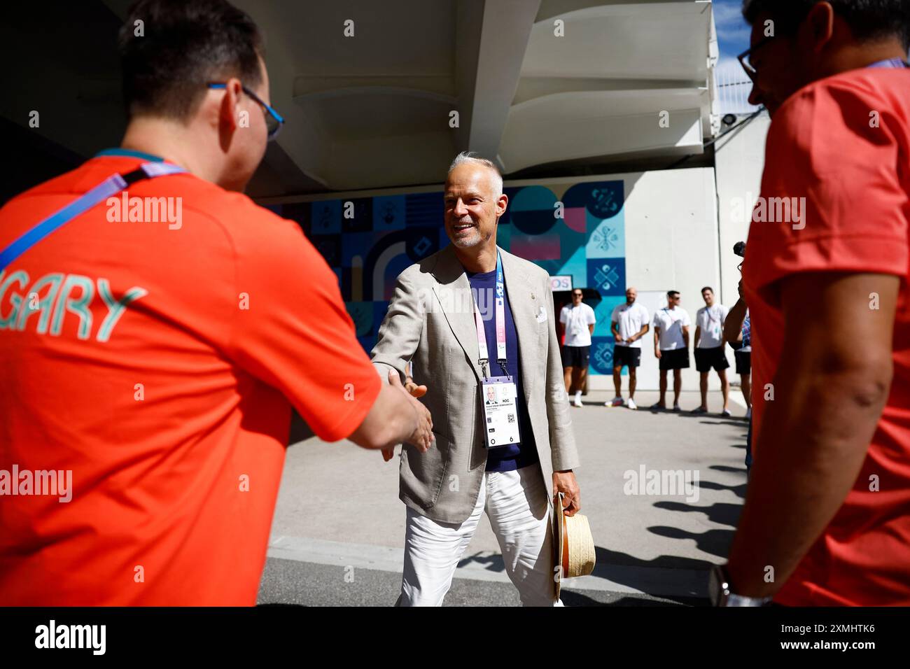 Hungary Minister of Defense and Sport Kristof Szalay-Bobrovniczky ...