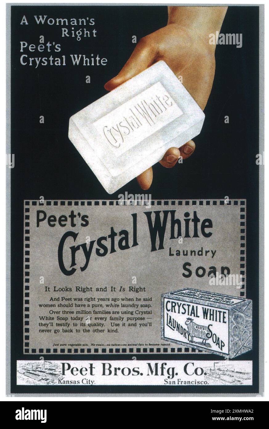 Vintage laundry ad hi-res stock photography and images - Alamy