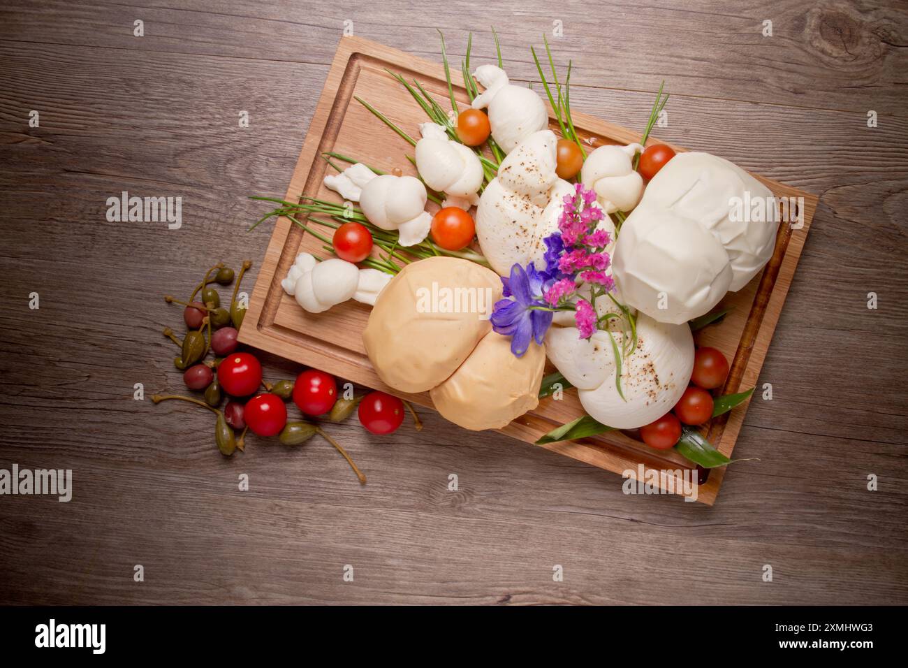 Cheese platter presentation hi-res stock photography and images - Alamy