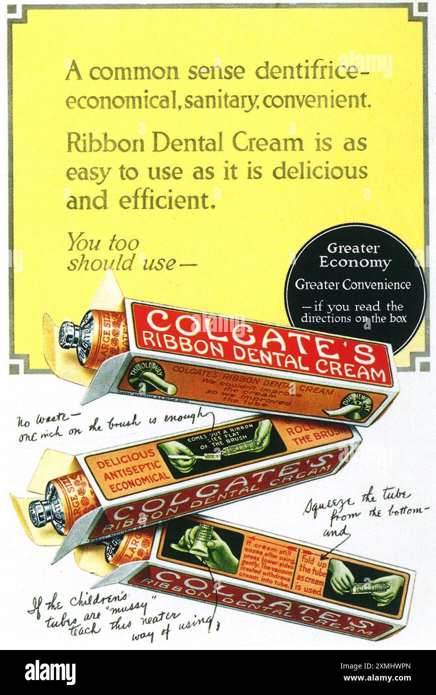 Vintage dental advertisement hi-res stock photography and images - Alamy