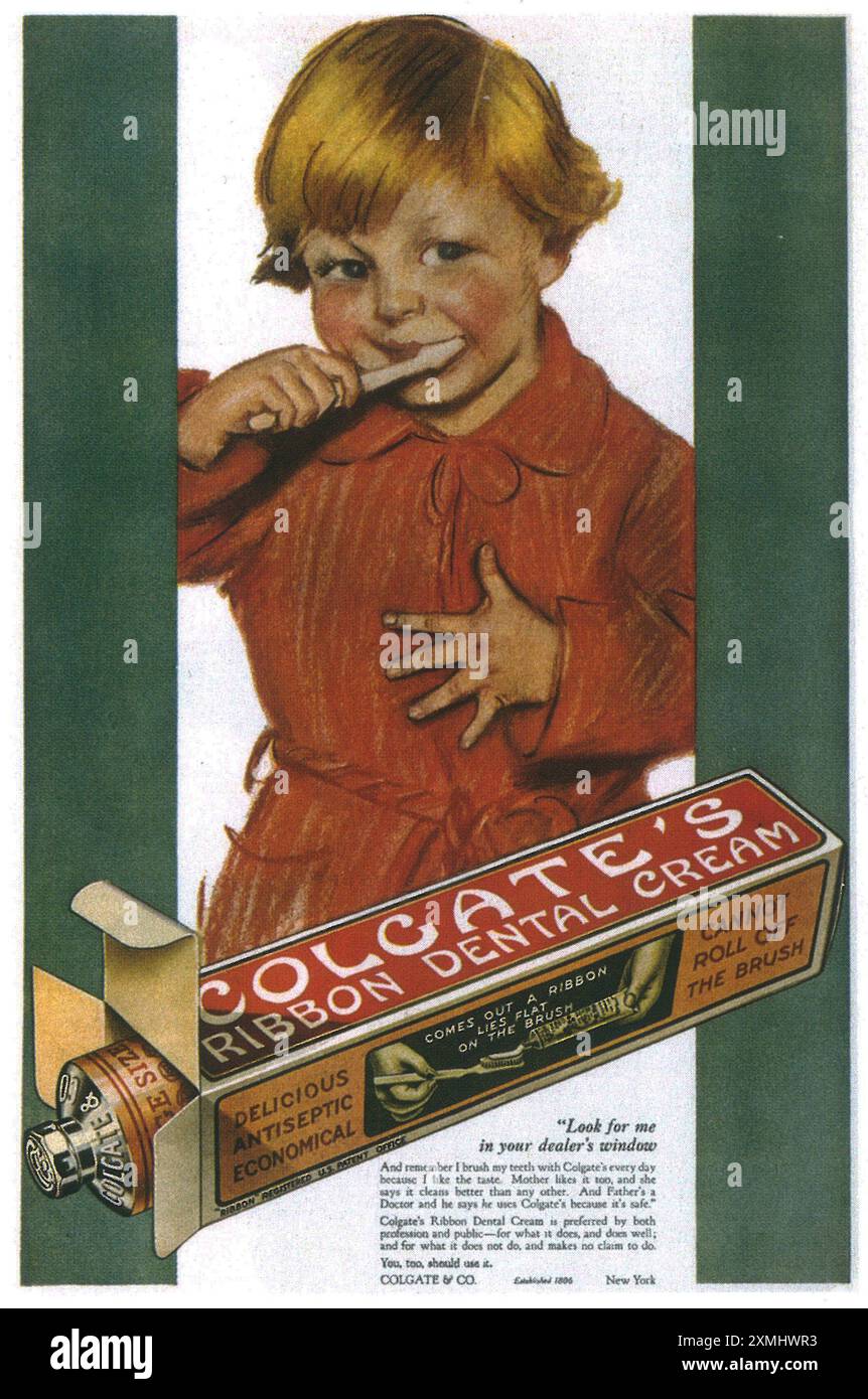 Vintage dental advertisement hi-res stock photography and images - Alamy