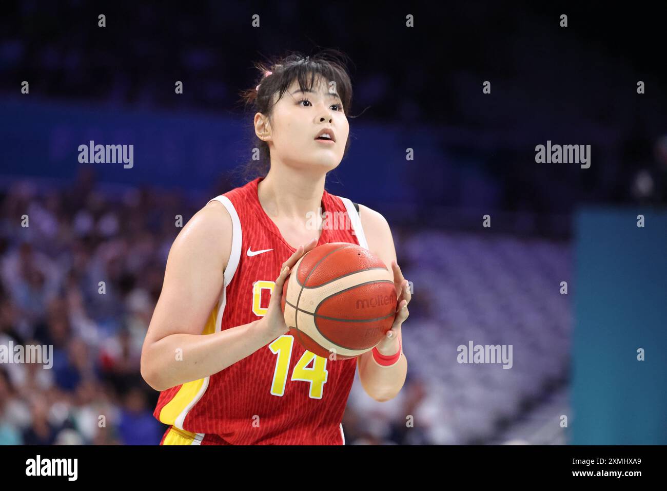 Li Yueru of China, Basketball, Women's Group Phase - Group A between ...