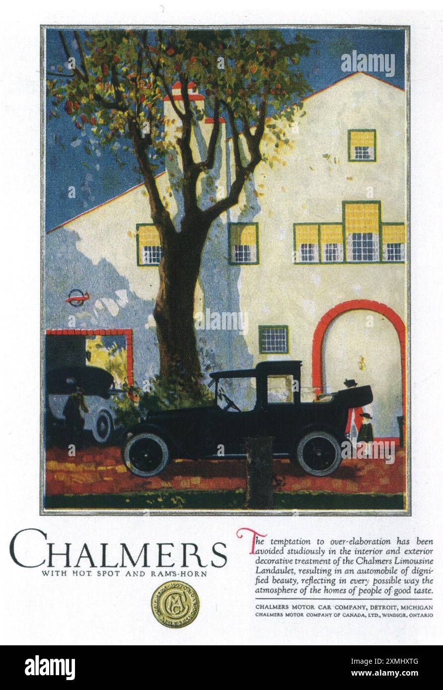 Chalmers motor company hi-res stock photography and images - Alamy
