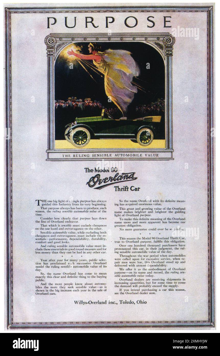 Willys magazine advert hi-res stock photography and images - Alamy