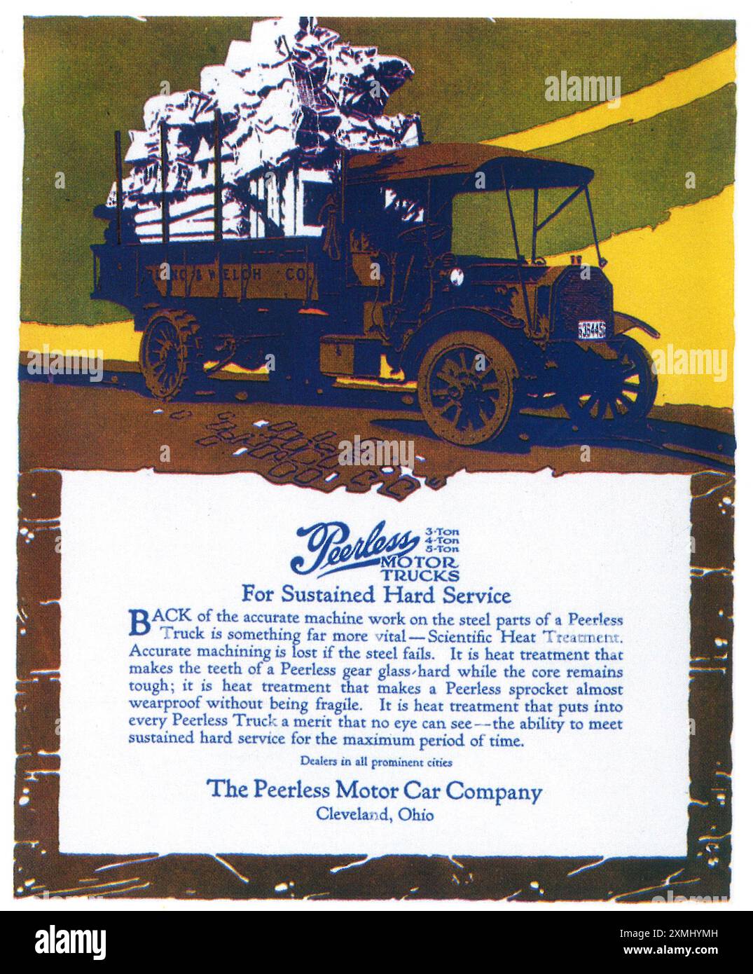 1913 Peerless Motor Truck ad - The Peerless Motor Car Company Cleveland ...