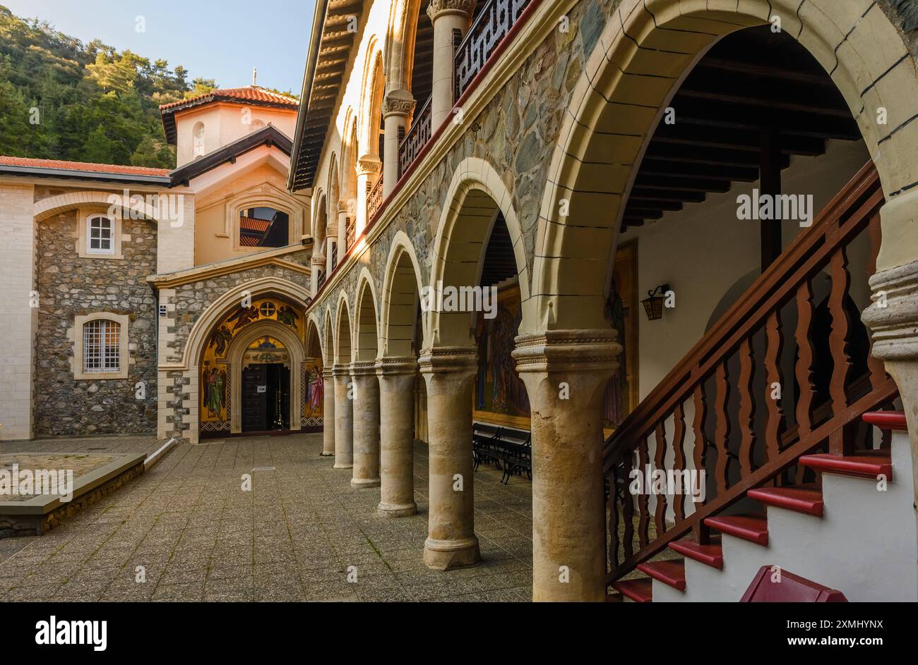 Kykkos Monastery, one of the wealthiest and best-known monasteries in ...