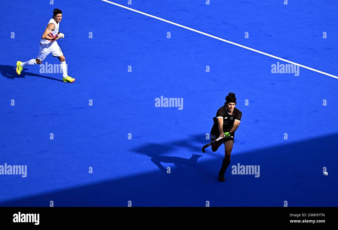 New Zealand's Sean Findlay pictured in action during a hockey game ...
