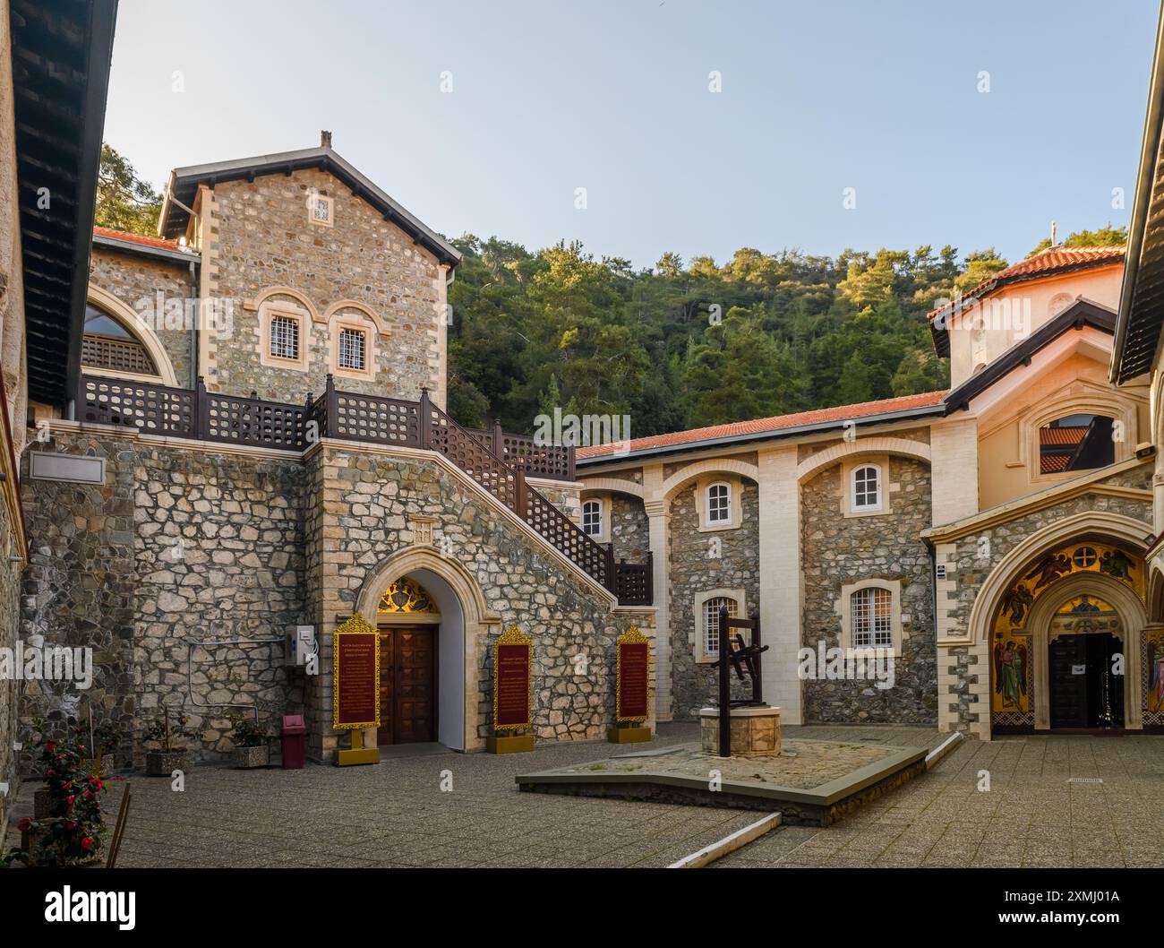 Kykkos monastery aerial hi-res stock photography and images - Alamy