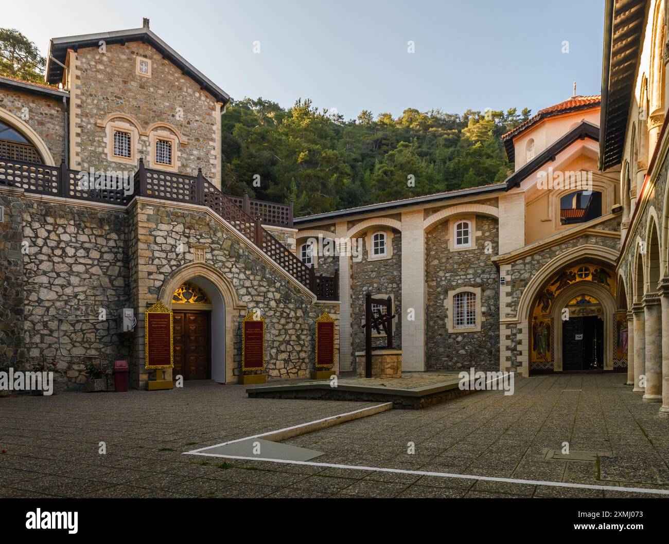 Kykkos Monastery, one of the wealthiest and best-known monasteries in ...
