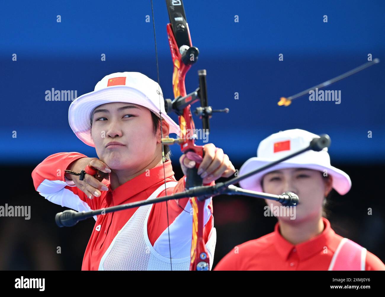 Paris, France. 28th July, 2024. An Qixuan of China competes during the ...